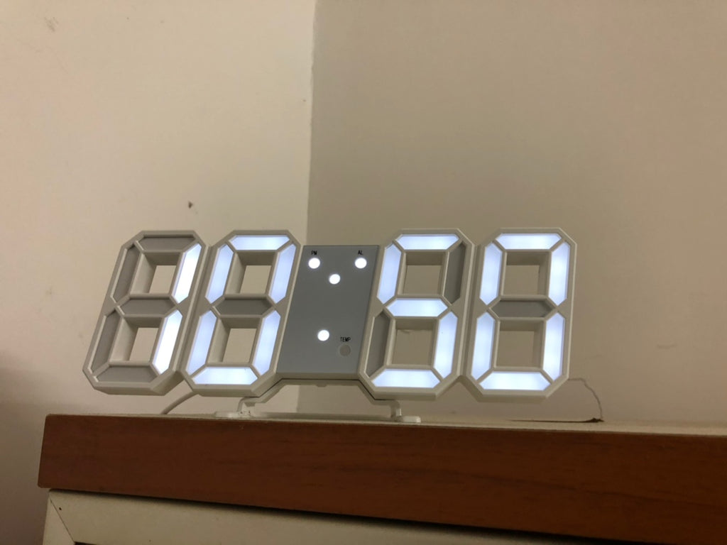 3D Luminous LED Digital Clock, Simple And Versatile At Home – DonVolt
